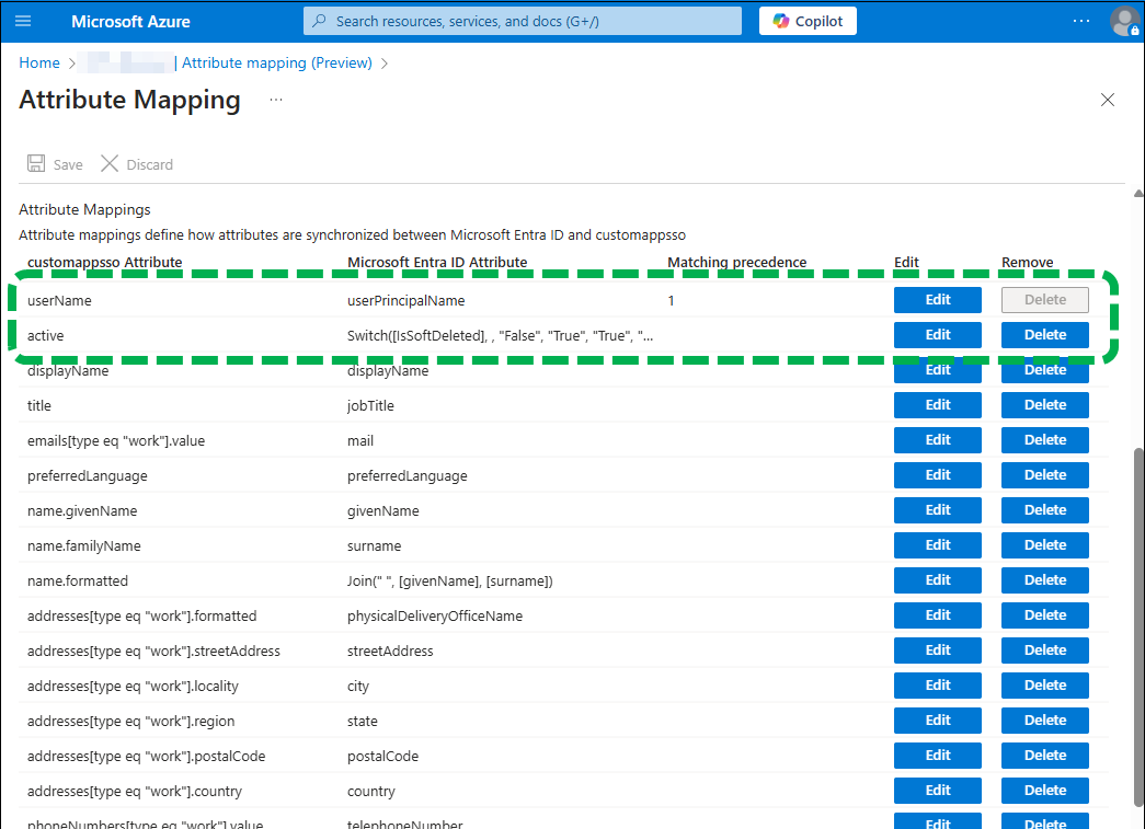 3. Configuring the Mapping for Provisioning